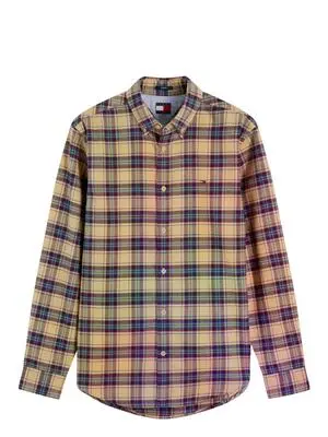Tommy Hilfiger Check-pattern Long-sleeve Shirt - Neutrals