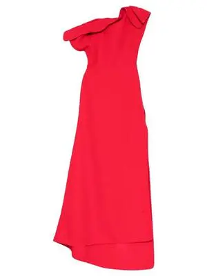 Maticevski Bonded Architectural Gown - Red