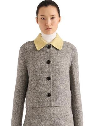 Proenza Schouler Gaelle Jacket - Ecru/tahini Multi