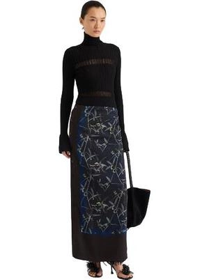Proenza Schouler Anais Skirt - Ink Multi