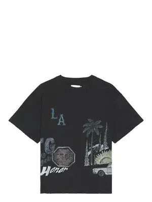 HONOR THE GIFT All Over Los Angeles Tee - Black