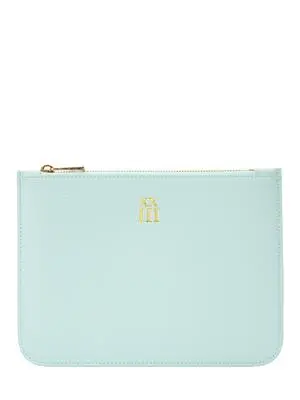 XXIII The Essential Leather Pouch /gold - Blue