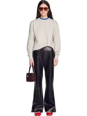 Sandro 2-in-1 Sweatshirt - Light Grey
