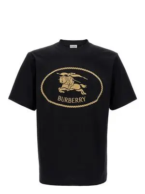 Burberry Knight Stamp' T-shirt - Black