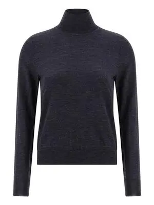MAISON MARGIELA Wool Turtleneck Sweater - Blue