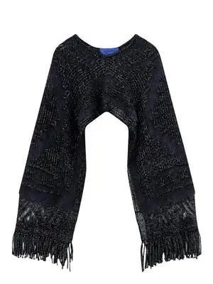 MES DEMOISELLES Royce Wool And Mohair Blend Cape