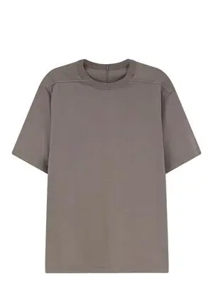 Rick Owens Brad T Cotton Tshirt - Grey