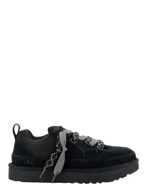 UGG M Lo Lowmel Suede Sneakers - Black