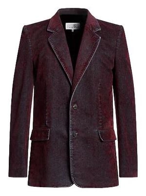 MAISON MARGIELA Blazer Brick Size Cotton, Elastane - Red