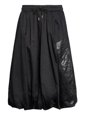 DISCLAIMER Woman Midi Skirt Black Size S Cotton, Elastane