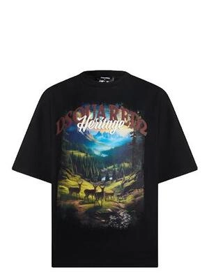 Dsquared2 T-shirt Size Cotton - Black