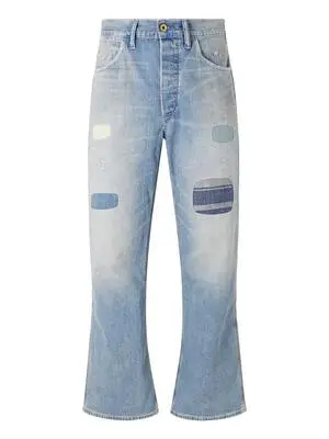 Ralph Lauren Straight-leg Distressed Jeans - Blue