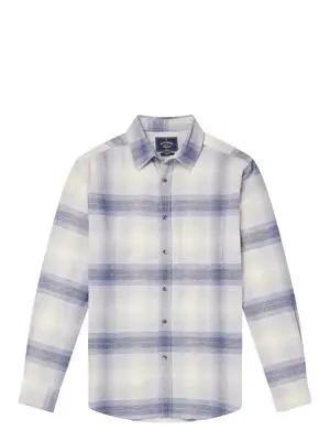 Portuguese Flannel Fonte Checked Cotton-flannel Shirt - Gray