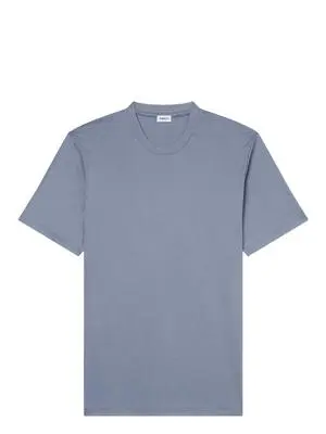 Zimmerli Sea Island Cotton-jersey T-shirt - Blue