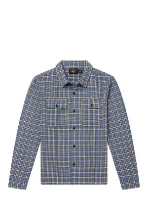 Ralph Lauren Matlock Checked Cotton-twill Shirt - Blue