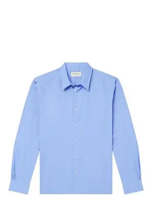 Officine Générale Eloi Cotton-poplin Shirt - Blue