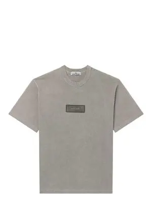 STONE ISLAND Logo-Print Cotton-Jersey T-Shirt