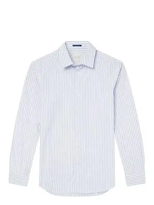 Paul Smith Bengal Striped Cotton-poplin Shirt - Blue