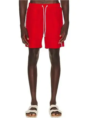 MOTEL MARGARITA Pacific Swim Trunks - Red
