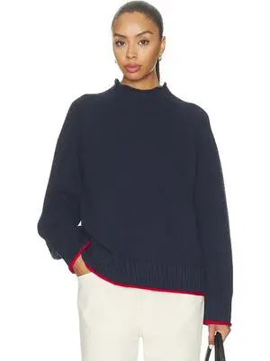 Rag & Bone Hazel Roll Neck Pullover - Navy