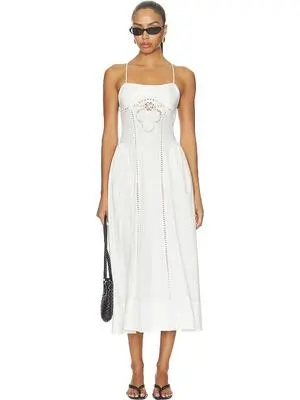 CAMILA COELHO Nayara Midi Dress - Ivory
