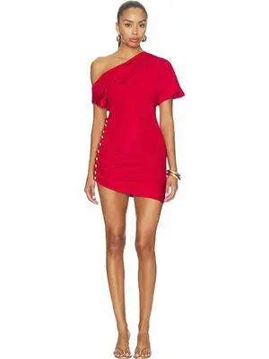 LOVERS AND FRIENDS Cadence Mini Dress In Red - Cherry Red