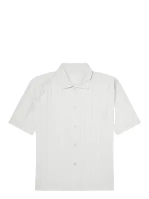 Issey Miyake Edge Pleated Shirt - White