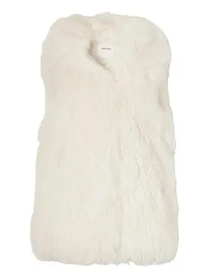 YVES SALOMON Shearling Gilet - Ivory