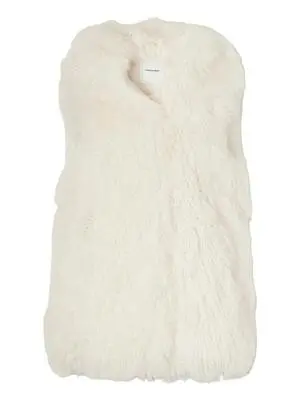YVES SALOMON Shearling Gilet - Neutrals