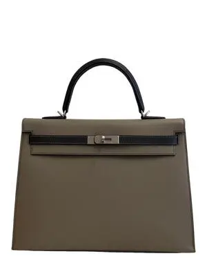 HERMÈS Hermès Kelly 35 HSS Gris Asphalte/ Graphite Epsom Brushed Palladium Hardware