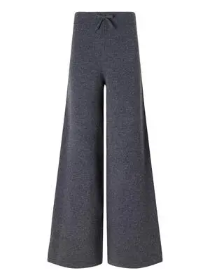 YVES SALOMON YVES SALOMON Drawstring Wool-Blend Wide-Leg Pants