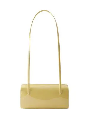 FANE Patent Leather Shoulder Bag - Green