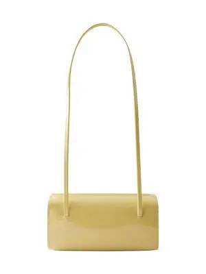 FANE Mie Patent Leather Shoulder Bag - Lime Green