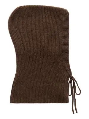 Arch4 Klosters Ribbed Cashmere Balaclava - Brown