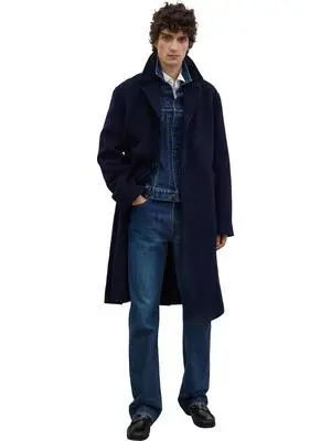 TOTEME Relaxed Coat - Dark Navy