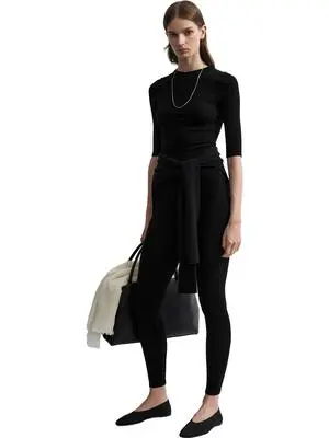TOTEME Compact Leggings - Black