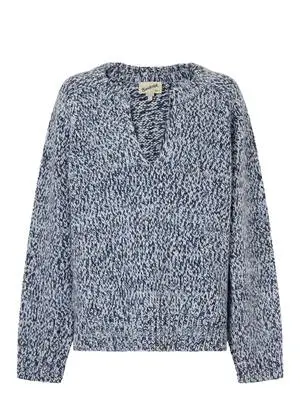 SANDERLAK Alpaca And Wool-blend Sweater - Blue