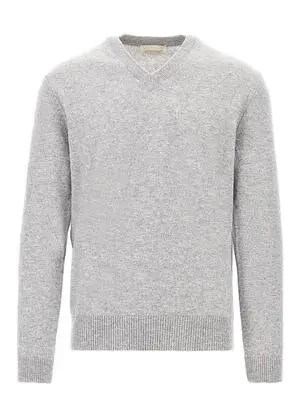 DANIELE FIESOLI Cashere V-neck Sweater An - Grey