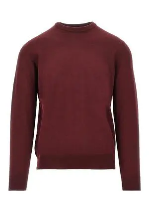THE PULL Merino Wool Crewneck Sweater - Red