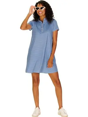 DUFFIELD LANE Sammi Dress - Navy Gingham