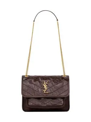 Saint Laurent Niki Baby In Vintage Leather - Arab