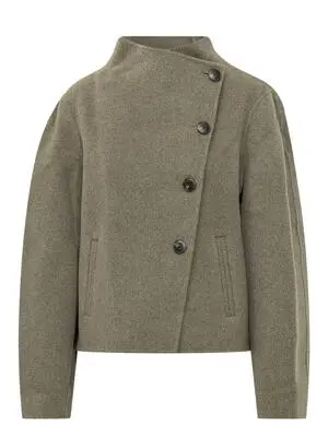Ba&sh Kemelia Asymmetrical Button Coat - No