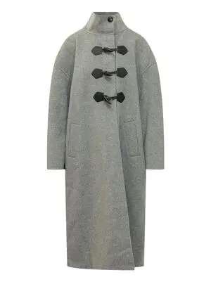 Ba&sh Kaya Toggle Coats - Grey