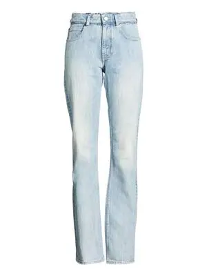Balenciaga Light-wash Straight-leg Jeans - Blue