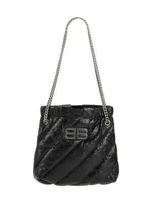 Balenciaga Plain Colour Handbags - Black