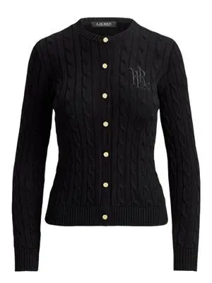 POLO RALPH LAUREN Polo Ralph Lauren Long-Sleeved Knitted Cardigan With Embroidered Logo