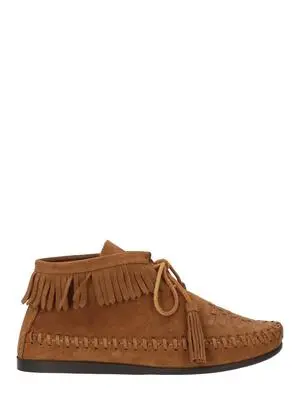 Isabel Marant Étoile Minimalist Cowhide Desert Boots - Brown