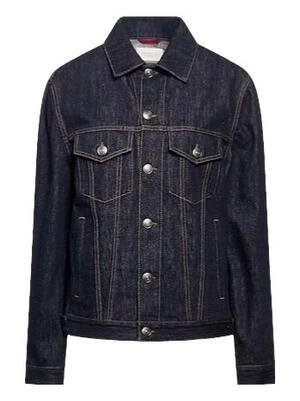 Brunello Cucinelli Dark Denim Jacket - Blue