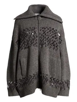 Brunello Cucinelli Cashmere Turtleneck Knit Sweater - Grey