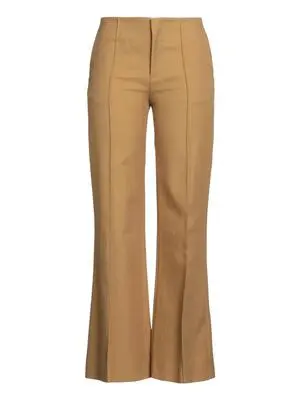 Chloé High-waisted Wide-leg Pants - Camel